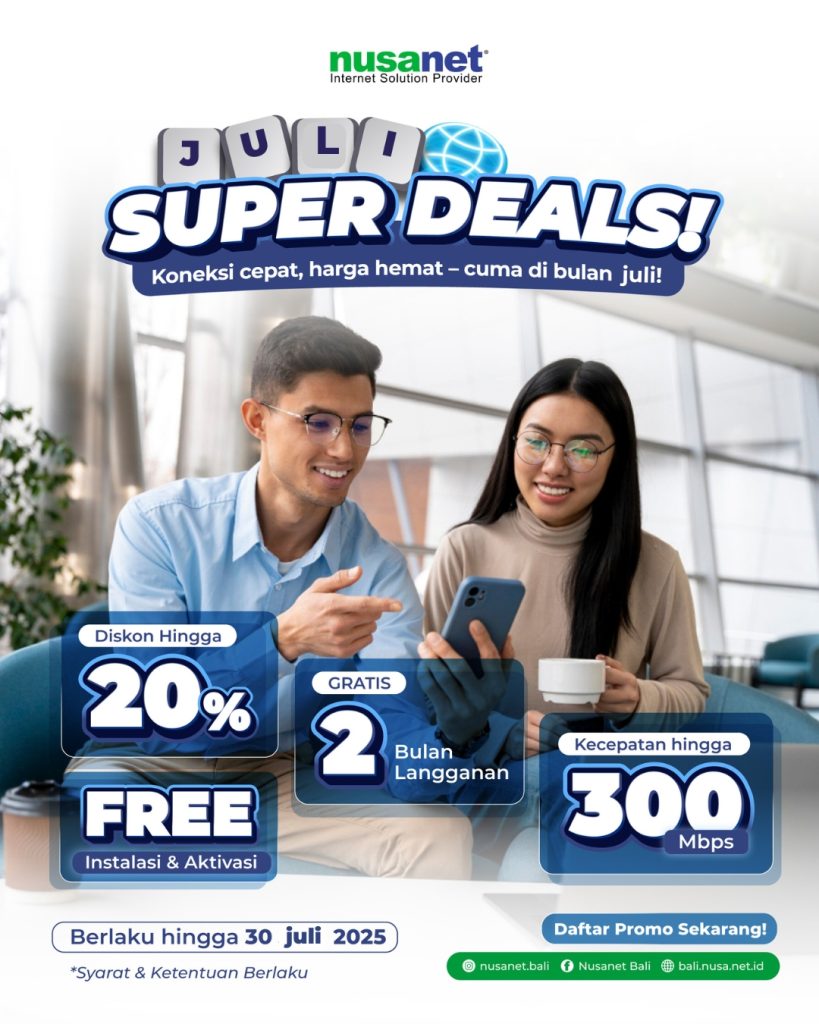 Nusanet Bali | Solusi Internet Bisnis untuk Kebutuhan Profesional di Bali